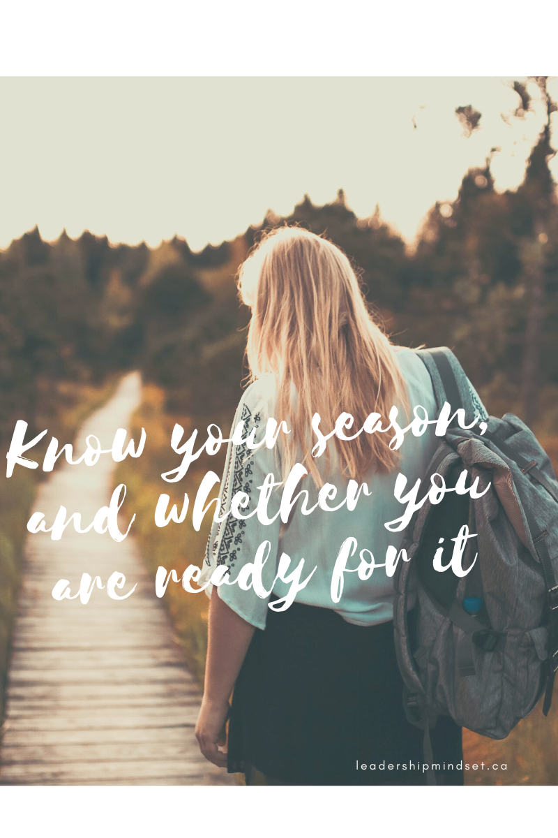 Leaders Know Their Season – Leadership Mindset